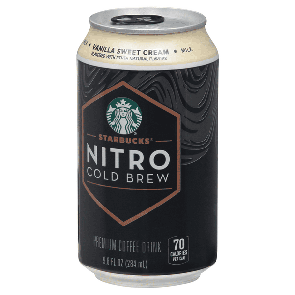 Starbucks Nitro Cold Brew Premium Coffee Drink, Vanilla Sweet Cream ...