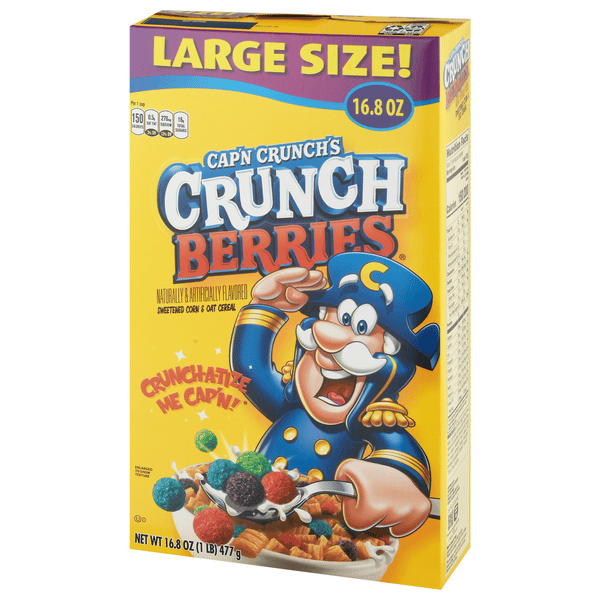 Quaker Cap'n Crunch Berries Large Size | Hy-Vee Aisles Online Grocery ...
