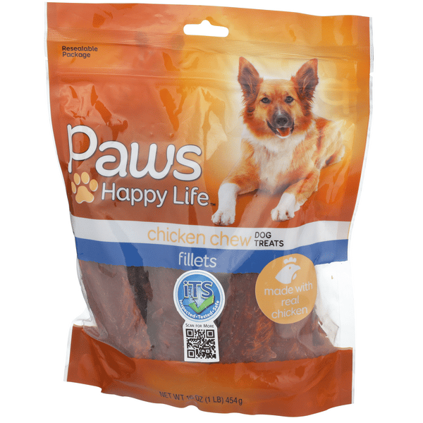 Paws Naturals Chicken Chew Fillets Dog Treats | Hy-Vee Aisles Online ...