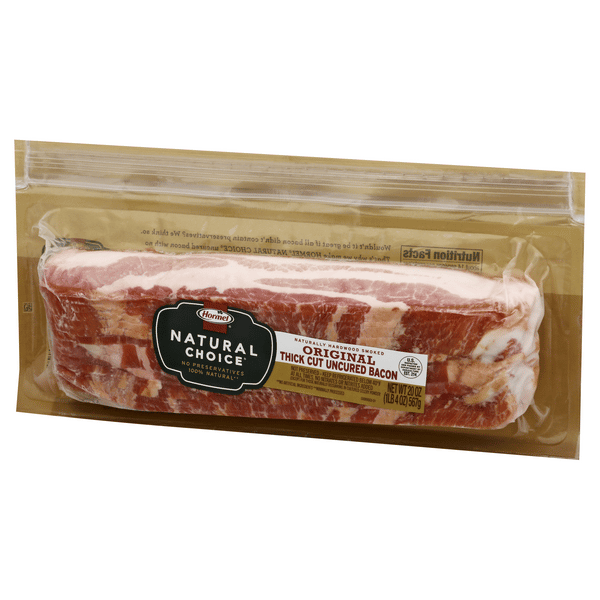 Hormel Natural ChoiceOriginal Thick Cut Uncured Bacon | Hy-Vee Aisles ...