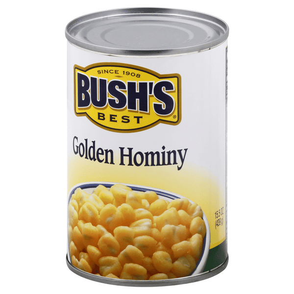 Bush's Best Golden Hominy | Hy-Vee Aisles Online Grocery Shopping