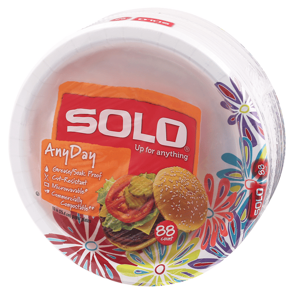 10in SOLO AnyDay Paper Plates | Hy-Vee Aisles Online Grocery Shopping