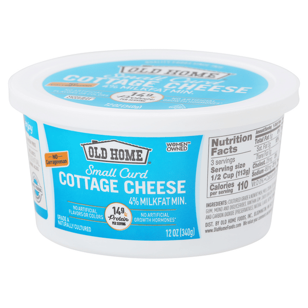 Old Home 4% Small Curd Cottage Cheese | Hy-Vee Aisles Online Grocery ...