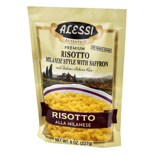 Alessi Premium Risotto Milanese Style with Saffron and Italian Arborio ...