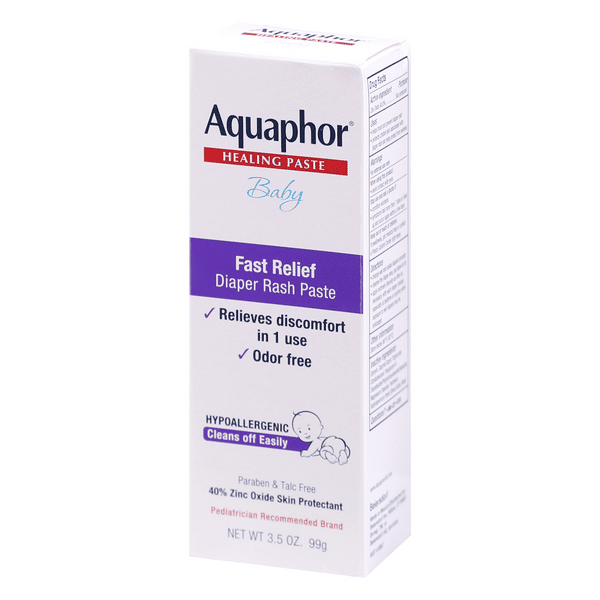 Aquaphor Baby Fast Relief Diaper Rash Paste 3.5 oz | Hy-Vee Aisles ...