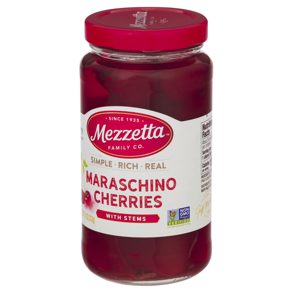 Mezzetta Maraschino Cherries With Stems | Hy-Vee Aisles Online Grocery ...