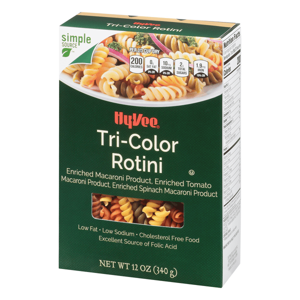 Hy-Vee Tri-Color Rotini Pasta | Hy-Vee Aisles Online Grocery Shopping