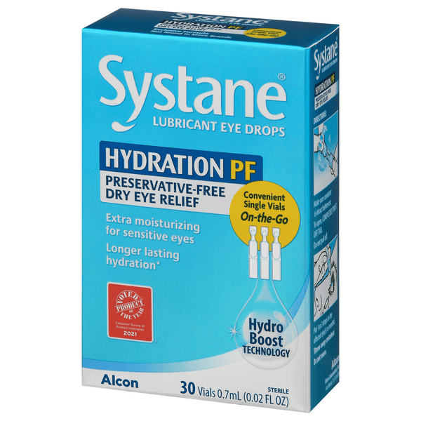 Systane Hydration PF Lubricant Eye Drops 30 Vitals | Hy-Vee Aisles ...