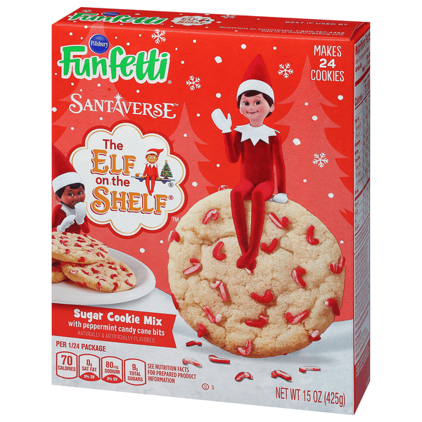 Pillsbury Funfetti The Elf on the Shelf Sugar Cookie Mix with ...