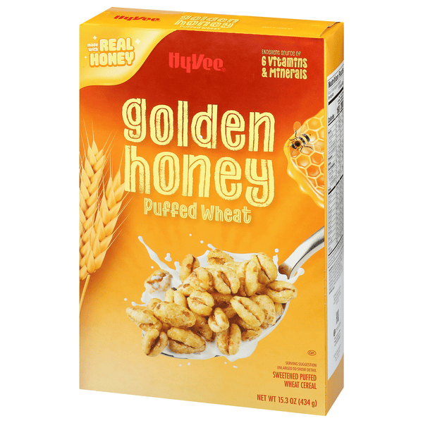 Hy-Vee Golden Honey Puffed Wheat | Hy-Vee Aisles Online Grocery Shopping