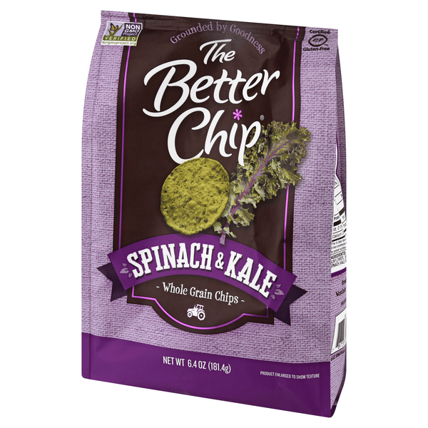 The Better Chip Spinach & Kale Whole Grain Chips | Hy-Vee Aisles Online ...