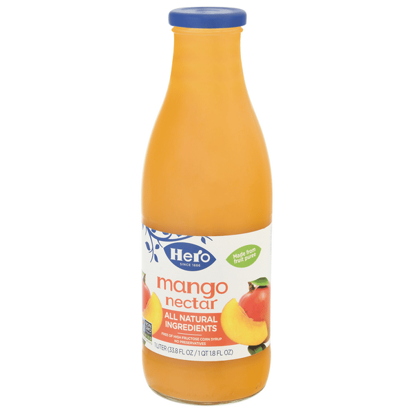 Hero Mango Nectar 1 lt Bottle | Hy-Vee Aisles Online Grocery Shopping