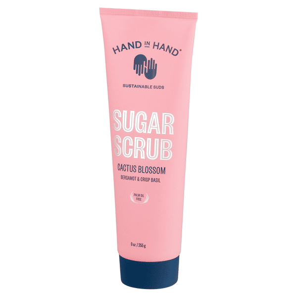 Hand In Hand Sugar Scrub, Cactus Blossom, Bergamot & Crisp Basil | Hy ...