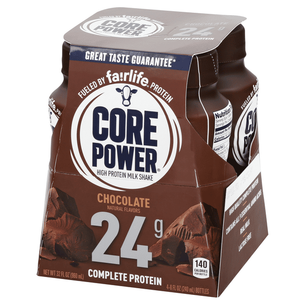 Core Power Chocolate High Protein Milk Shake 4 Pack | Hy-Vee Aisles ...