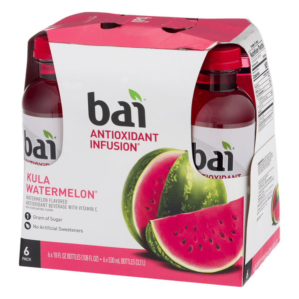 Bai Kula Watermelon Antioxidant Infusion 6Pk | Hy-Vee Aisles Online ...
