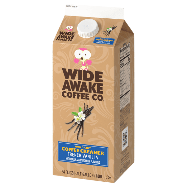 Wide Awake Coffee Co. Nondairy French Vanilla Coffee Creamer 64 fl oz ...
