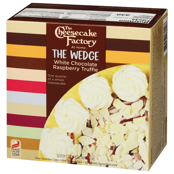 The Cheesecake Factory The Wedge, White Chocolate Raspberry Truffle ...