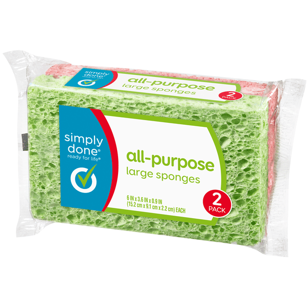 Simply Done All Purpose Large Sponges | Hy-Vee Aisles Online Grocery ...