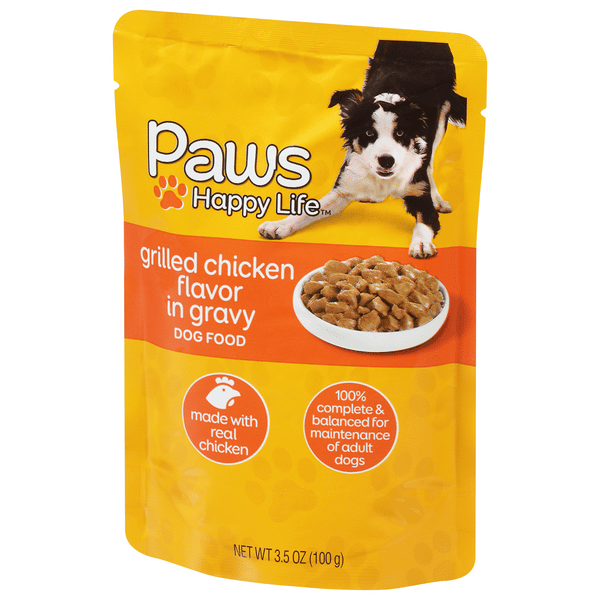 Paws Happy Life Grilled Chicken Flavor in Gravy Dog Food 3.5 oz | Hy ...