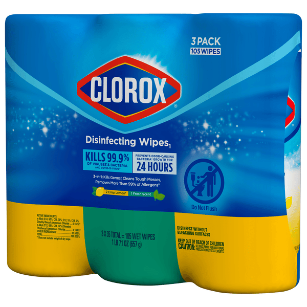 Clorox Disinfecting Wipes Value Pack 105CT | Hy-Vee Aisles Online ...