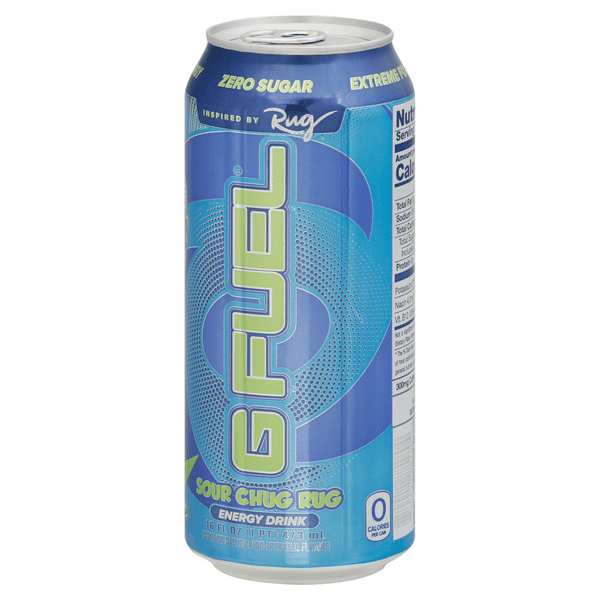 G Fuel Sour Chug Rug Energy Drink | Hy-Vee Aisles Online Grocery Shopping