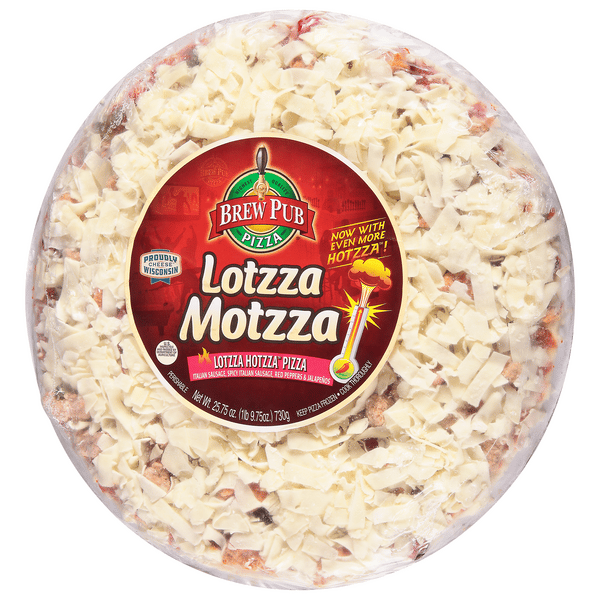 Brew Pub Lotzza Motzza Lotzza Hotzza Pizza | Hy-Vee Aisles Online ...