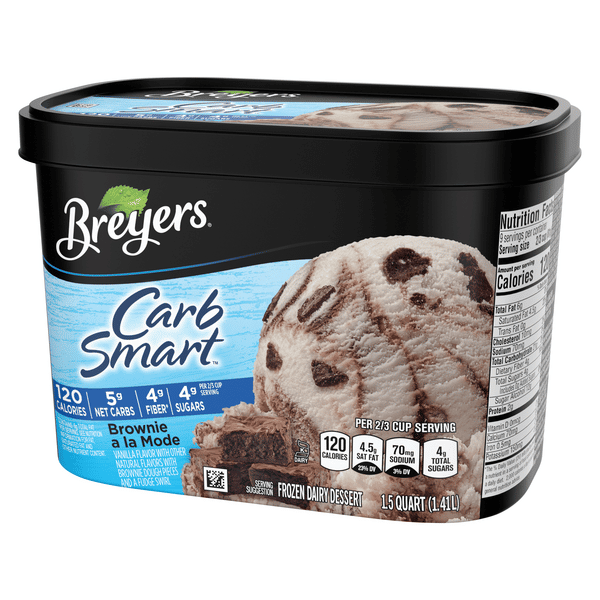 Breyers Carb Smart Brownie a La Mode Frozen Dairy Dessert | Hy-Vee ...