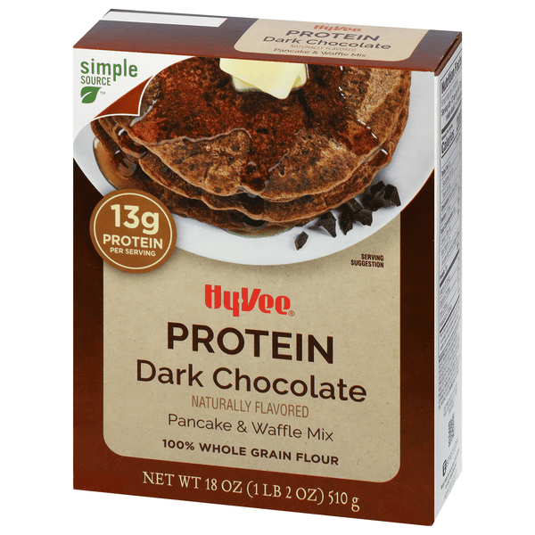 Hy-Vee Pancake & Waffle Mix, Protein Dark Chocolate | Hy-Vee Aisles ...