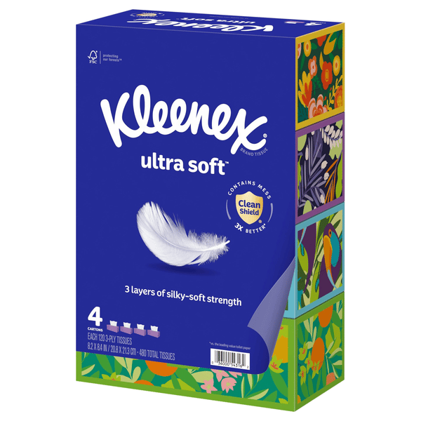 Kleenex Ultra Soft Tissues, 3-Ply | Hy-Vee Aisles Online Grocery Shopping