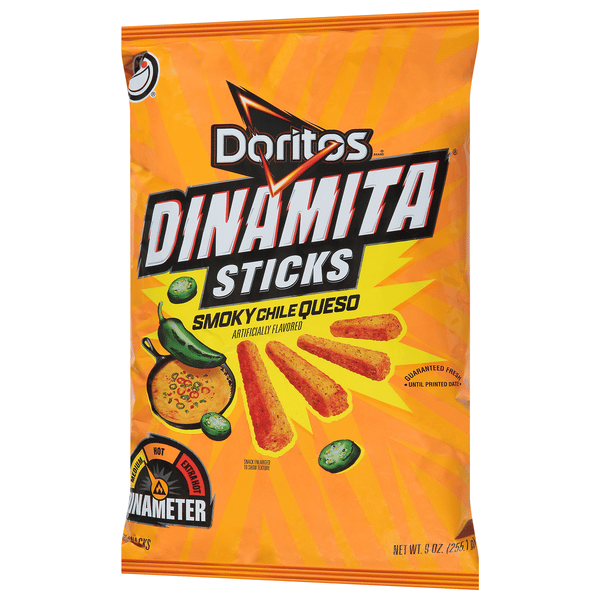 Doritos Dinamita Sticks Corn Snacks Smoky Chile Queso | Hy-Vee Aisles ...