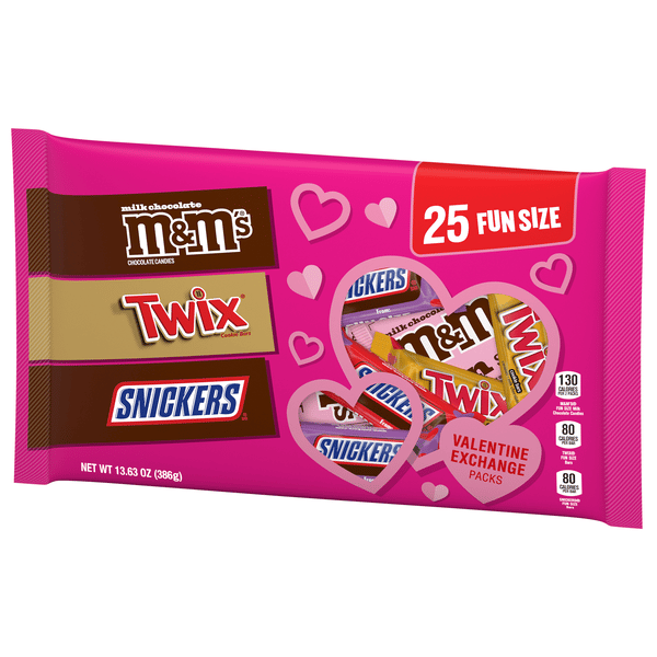 Mars Valentine Exchange Packs, 25 Fun Size | Hy-Vee Aisles Online ...