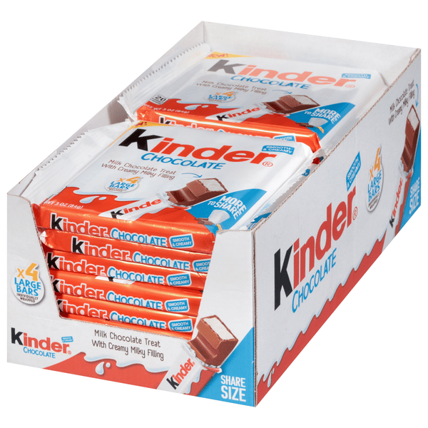 Kinder Chocolate Bar, Share Size | Hy-Vee Aisles Online Grocery Shopping