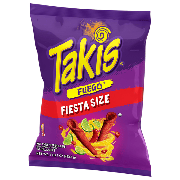 Takis Tortilla Chips, Fuego, Fiesta Size | Hy-Vee Aisles Online Grocery ...