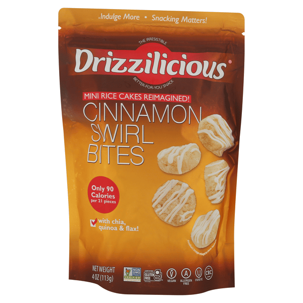 Drizzilicous Crunchy Drizzle Bites, Cinnamon Swirl | Hy-Vee Aisles ...