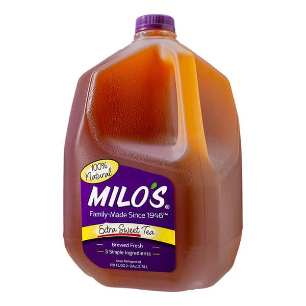 Milo's Extra Sweet Iced Tea Gallon, Fresh Brewed Refrigerated Tea | Hy ...