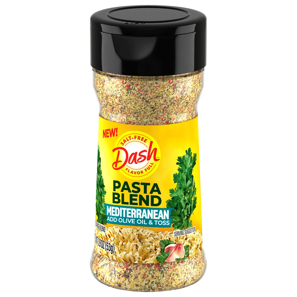 Dash Pasta Blend Mediterranean, Salt Free Seasoning, 1.9 oz | Hy-Vee ...