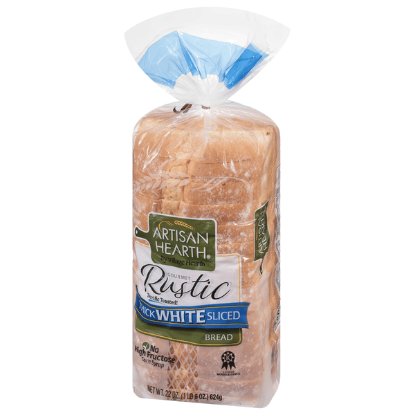 Artisan Hearth Rustic Country White Thick Sliced Bread | Hy-Vee Aisles ...