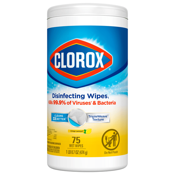 Clorox Disinfecting Wipes Citrus Blend 75CT | Hy-Vee Aisles Online ...
