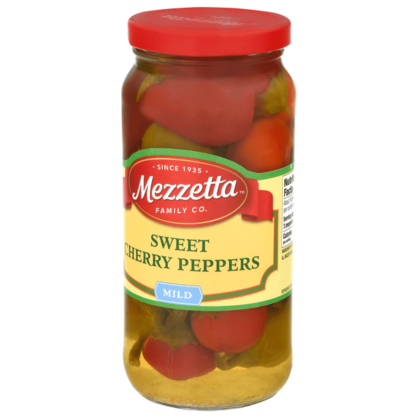 Mezzetta Mild Sweet Cherry Peppers 16 fl oz Jar | Hy-Vee Aisles Online ...