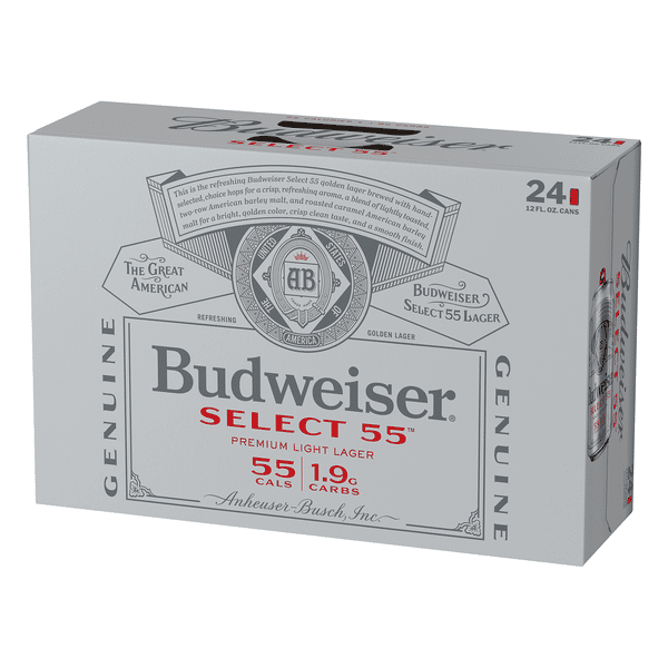 Budweiser Select 55 Beer 24 Pack | Hy-Vee Aisles Online Grocery Shopping