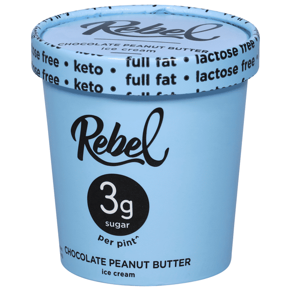 Rebel Chocolate Peanut Butter Ice Cream 1 pt | Hy-Vee Aisles Online ...
