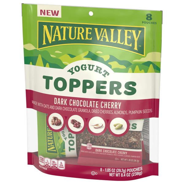 Nature Valley Yogurt Toppers, Dark Chocolate Cherry, 8Ct | Hy-Vee ...