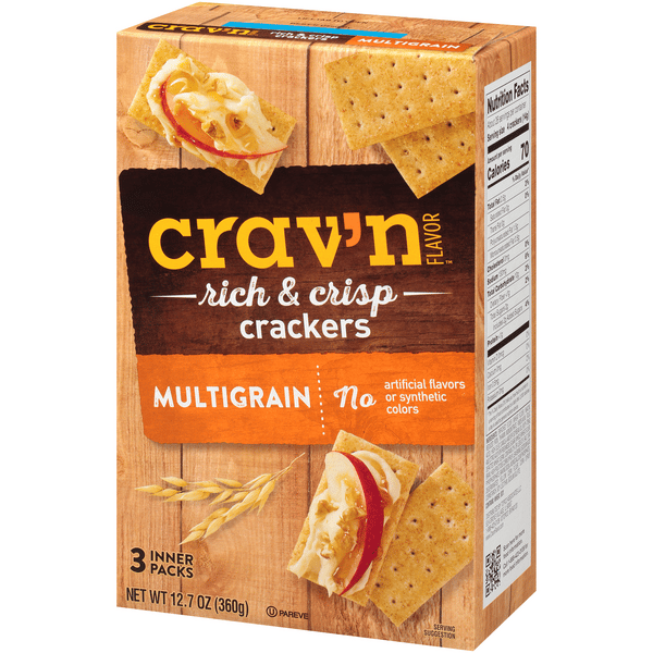 Multigrain Rich & Crisp Crackers | Hy-Vee Aisles Online Grocery Shopping