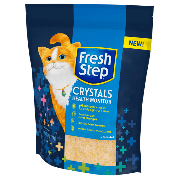 Fresh Step Cat Litter, Crystals Health Monitor, Unscented | Hy-Vee ...