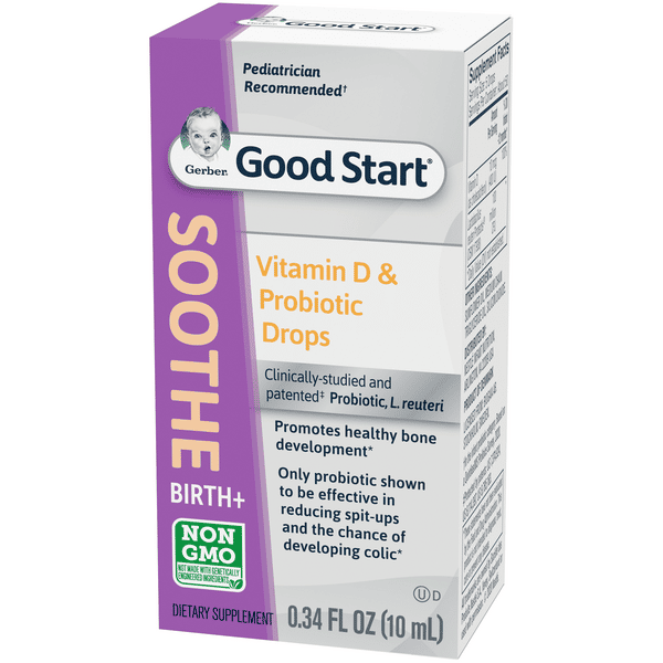 Gerber Soothe Vitamin D & Probiotic Drops | Hy-Vee Aisles Online ...