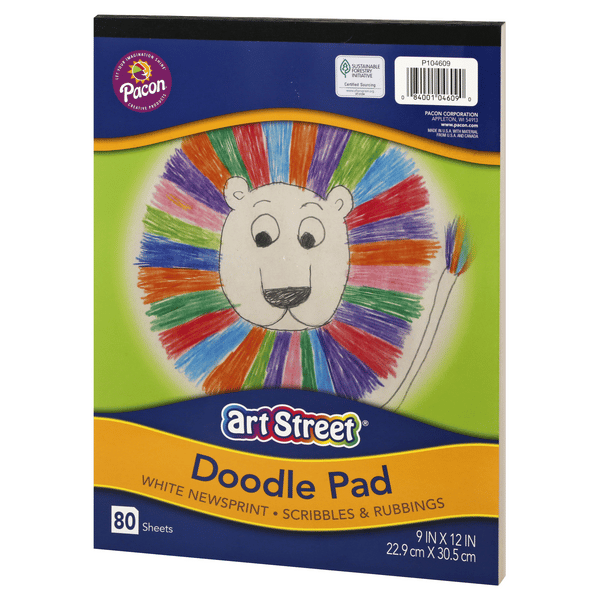Pacon Art Street Doodle Pad 80 Sheets | Hy-Vee Aisles Online Grocery ...