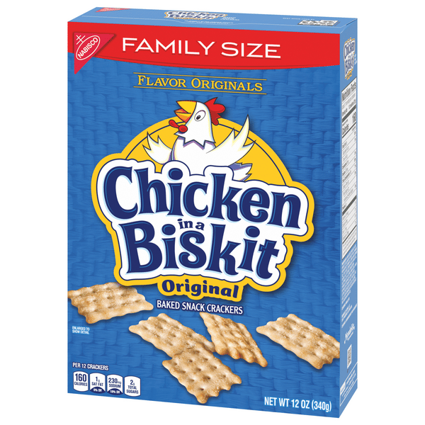 Nabisco Flavor Originals Chicken In A Biskit Baked Snack Crackers ...