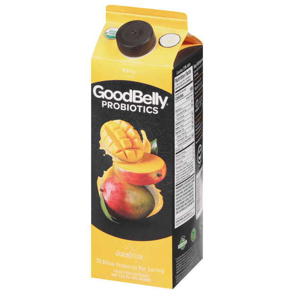 GoodBelly Probiotic Juice Drink Mango Flavor | Hy-Vee Aisles Online ...