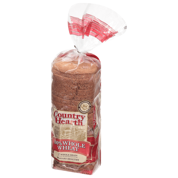 Country Hearth 100% Whole Wheat Bread | Hy-Vee Aisles Online Grocery ...