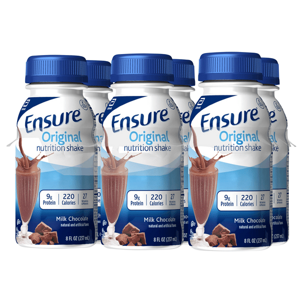 Ensure Original Nutrition Shake Milk Chocolate Ready-to-Drink 6Pk | Hy ...